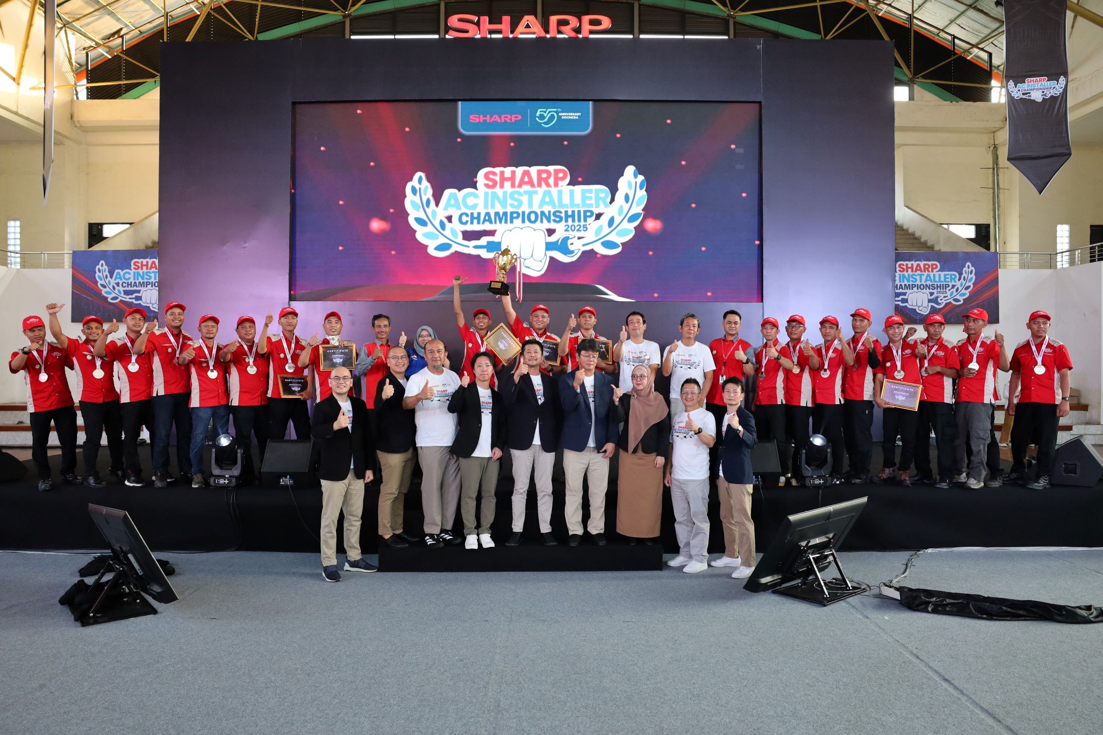 Sharp Rayakan 55 Tahun lewat AC Installer Championship 2025 Dukung Peningkatan Kompetensi ...